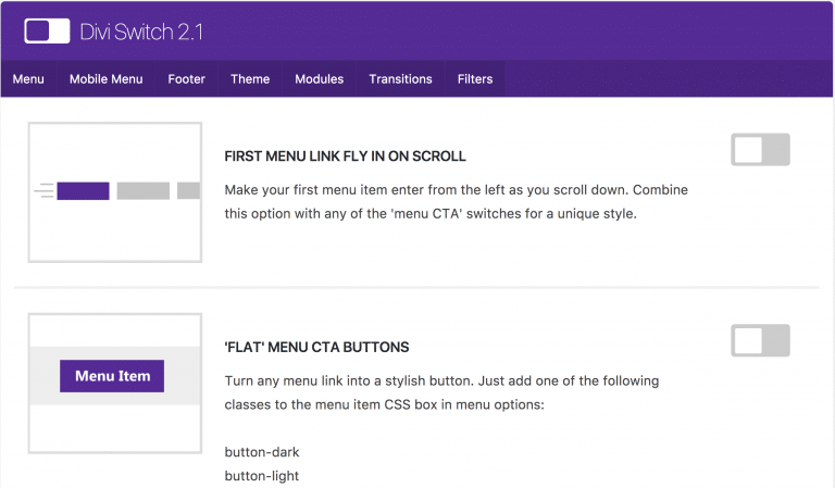 Divi Switch: options, fonctionnalités et utilité - Divi Community